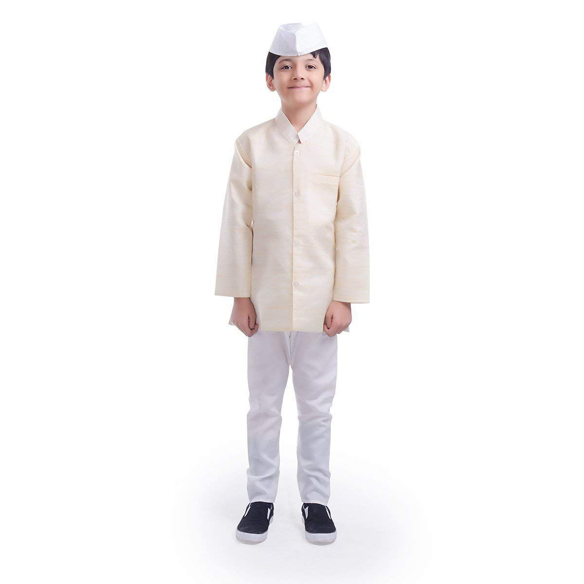 Fancy Dess Wale Jawahar Lal Nehru Costume for Kids 2-3 Years